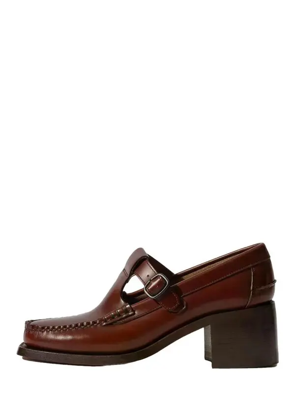 Hereu Alber T-bar Pumps - Brown