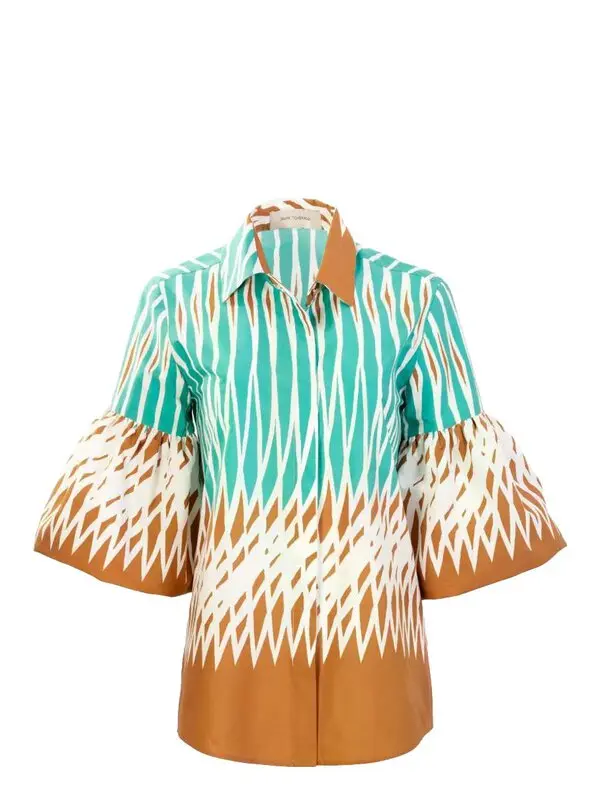 Silvia Tcherassi Helina Printed Shirt - Blue