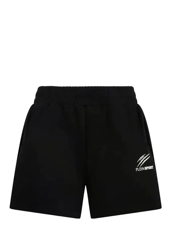 PLEIN SPORT Logo-print Shorts - Black