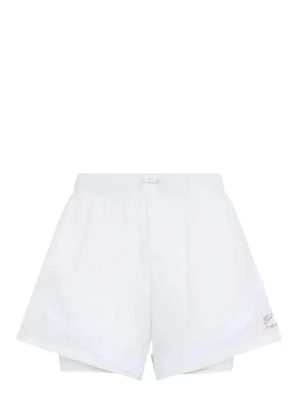 PLEIN SPORT Elasticated-waist Shorts - White