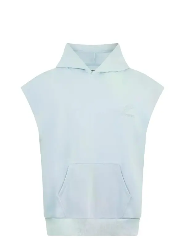 PLEIN SPORT Sleeveless Hoodie - Blue