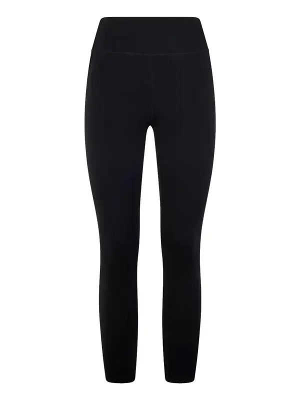 PLEIN SPORT Reflective Logo-print Leggings - Black