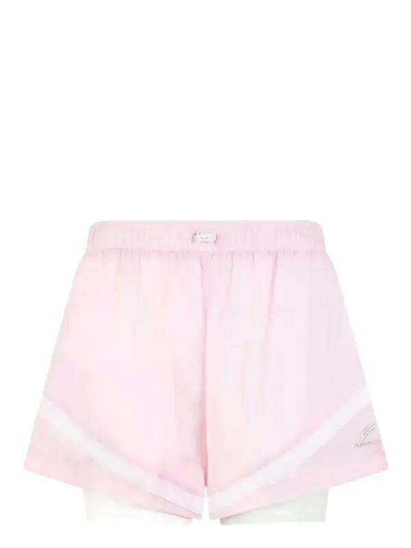 PLEIN SPORT Elasticated-waist Shorts - Pink