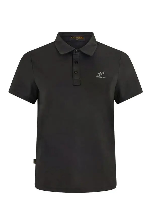 PLEIN SPORT Short-sleeved Polo Shirt - Black