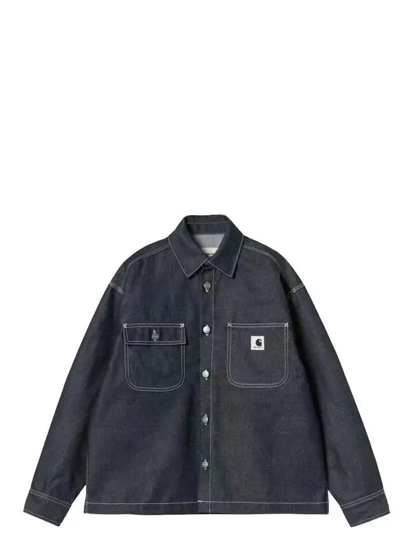 Carhartt Work In Progress Contrast-stitch Denim Jacket - Blue