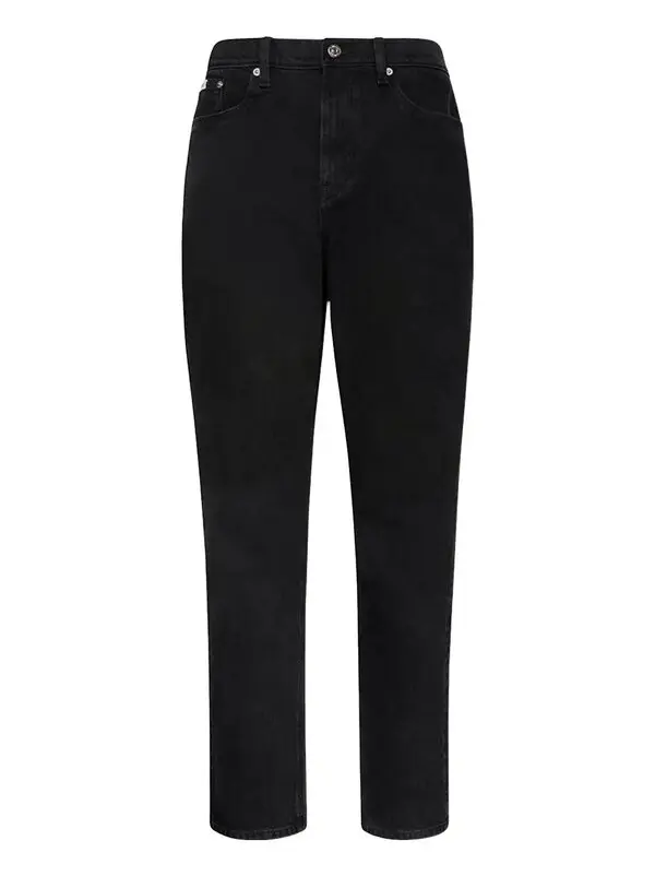 Calvin Klein Logo-patch Jeans - Black