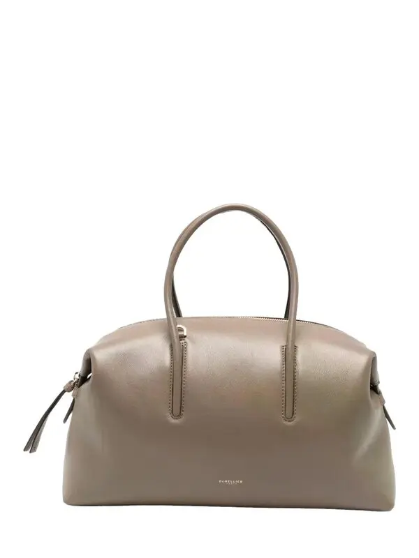 DEMELLIER The Midi Stockholm Leather Tote Bag - Neutrals