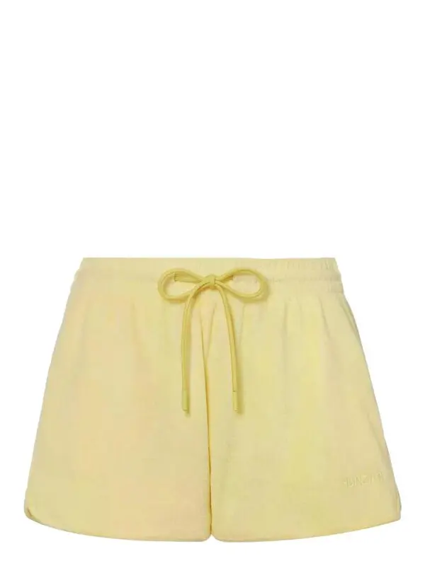 Hunza G Towelling Drawstring Shorts - Yellow