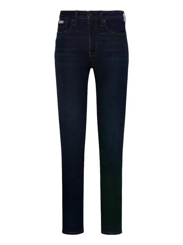 Calvin Klein Logo-patch Skinny Jeans - Blue