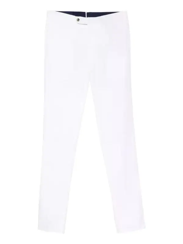 PT TORINO Button Trousers - White