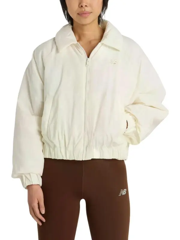 NEW BALANCE Padded Bomber Jacket - Neutrals