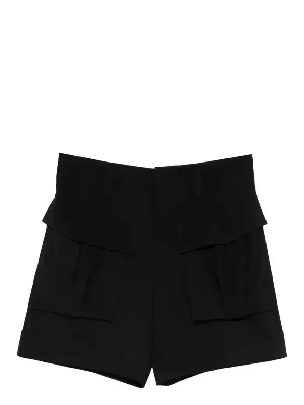 LANVIN Belt-loop Cargo Shorts - Black
