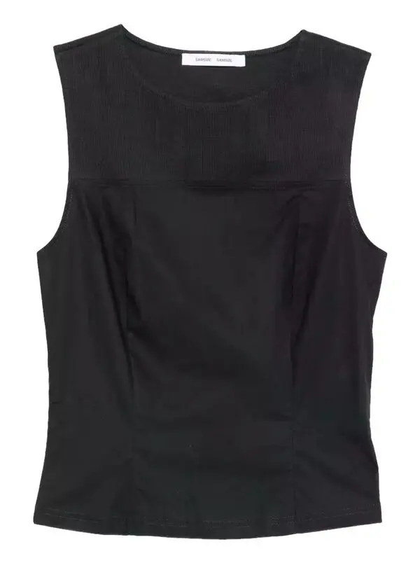 SAMSOE SAMSOE Panelled Vest - Black