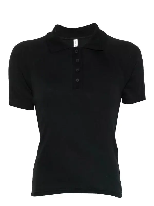 SAMSOE SAMSOE Short-sleeve Polo Top - Black