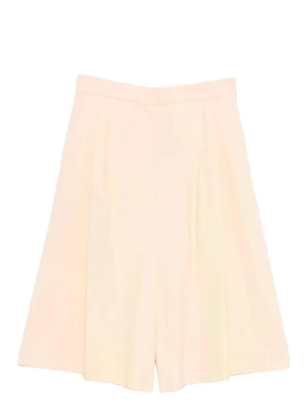 TWINSET Pleated Shorts - Neutrals