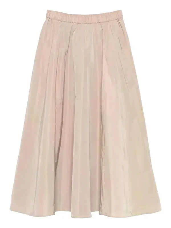 Aspesi Elasticated A-line Skirt - Neutrals