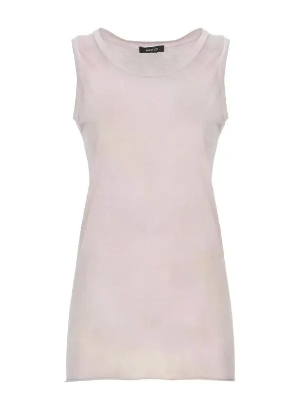 Avant Toi Fine-knit Tank Top - Pink