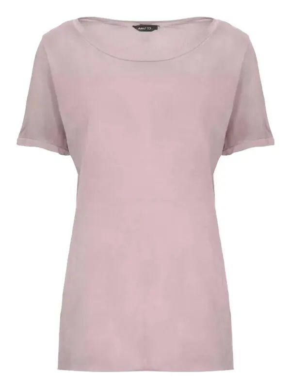 Avant Toi Short-sleeve Cotton T-shirt - Pink