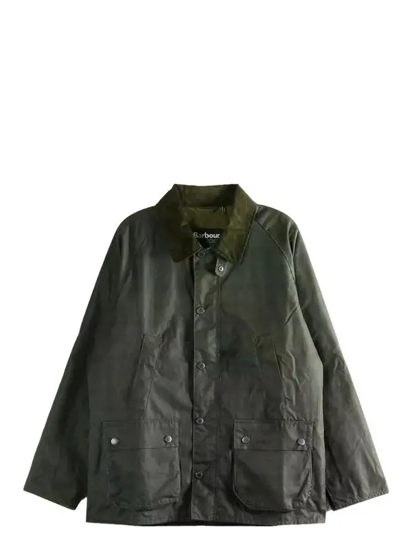 Barbour Tartan Waxed Jacket - Green