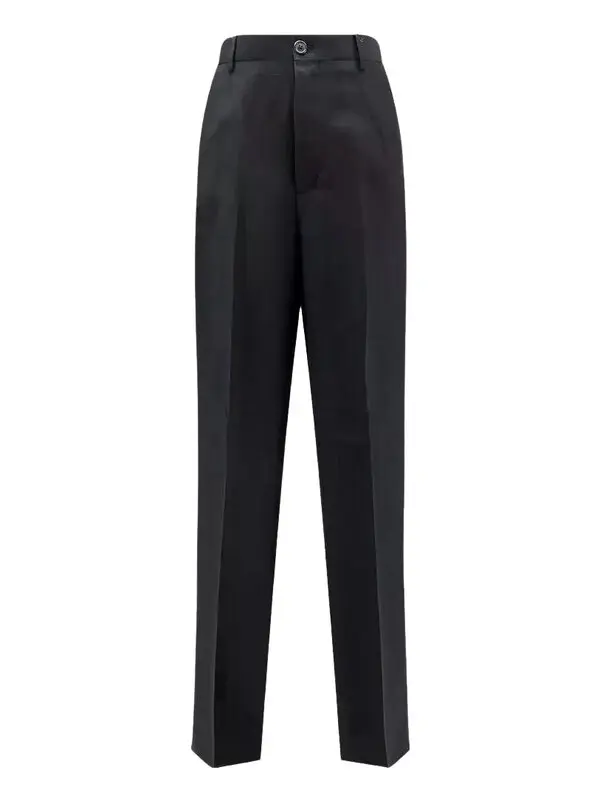 LANEUS Button Trousers - Black