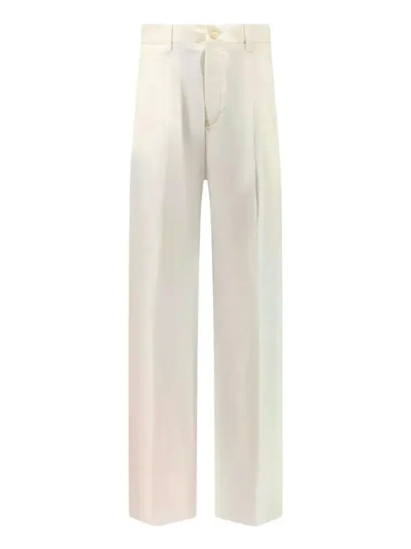 LANEUS Flap-pocket Trousers - Neutrals
