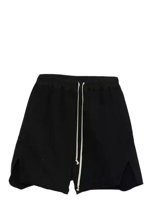 Rick Owens Track Shorts With Drawstring Fastening - Black