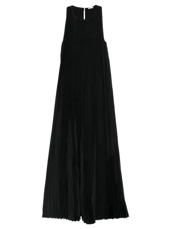 JOSEPH Irregular Pleats Dress - Black