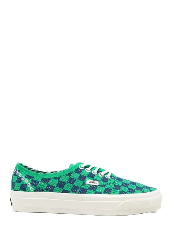 VANS Lx Authentic Checkerboard Sneakers - Green