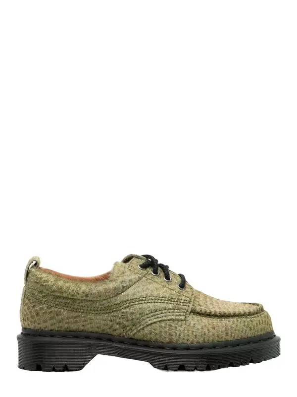 Dr. Martens Lowell Textured Derby Shoes - Green