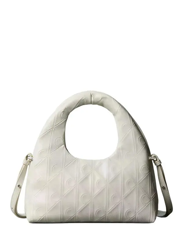 Calvin Klein Embossed Logo Shoulder Bag - Neutrals
