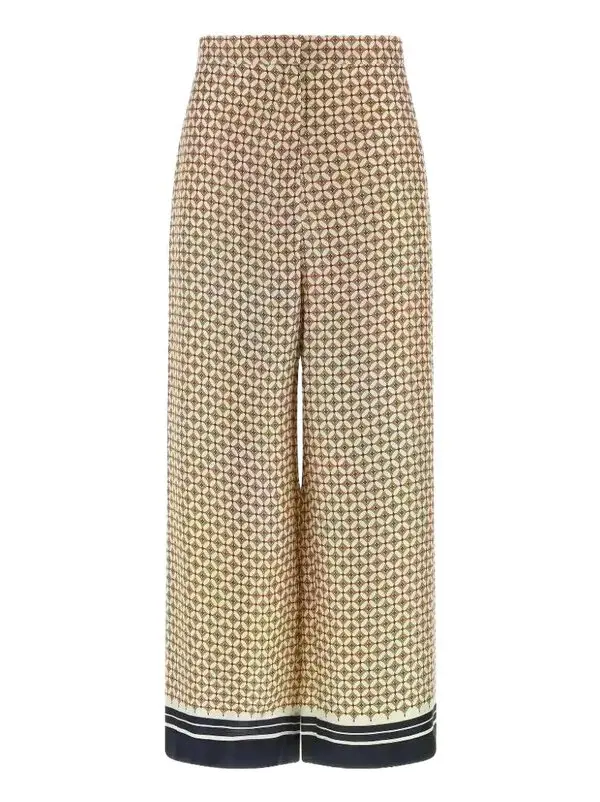 Max Mara Ottelia Patterned Trousers - Neutrals