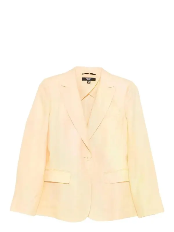 Max Mara Flap-pocket Blazer - Yellow