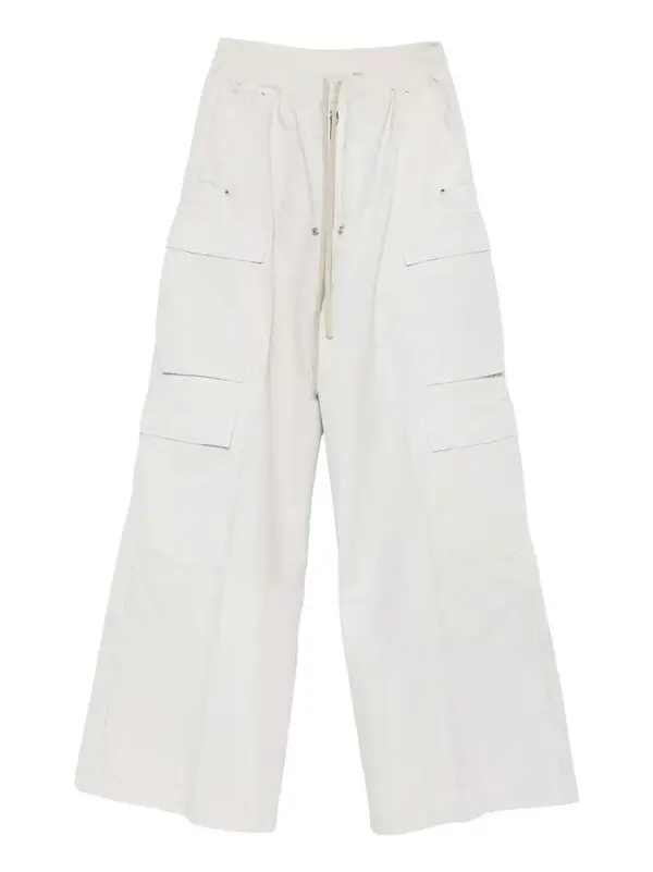 Rick Owens Cargo Jumbo Trousers - White