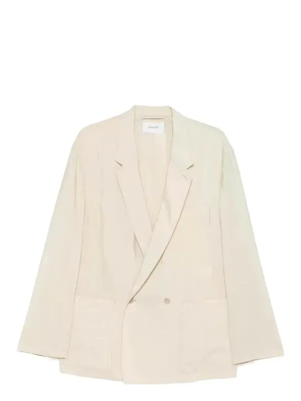 LEMAIRE Double-breasted Blazer - Neutrals