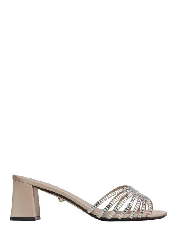 ALEVI MILANO Embellished Open Toe Sandals - Neutrals