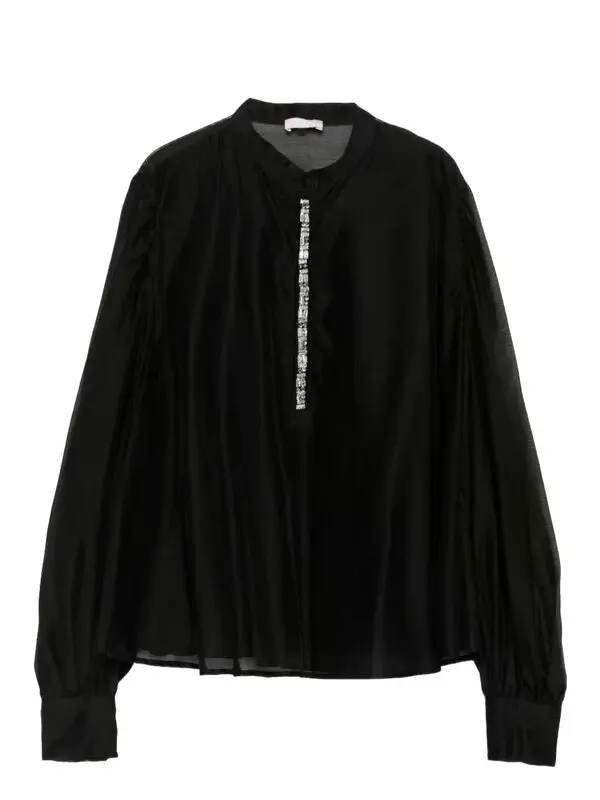 Liu Jo Embellished Blouse - Black