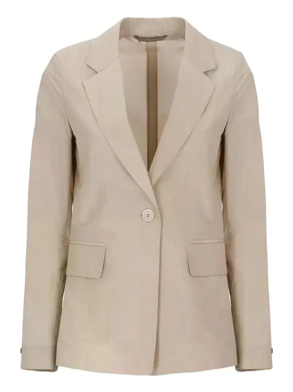 Peserico Single-breasted Blazer - Neutrals