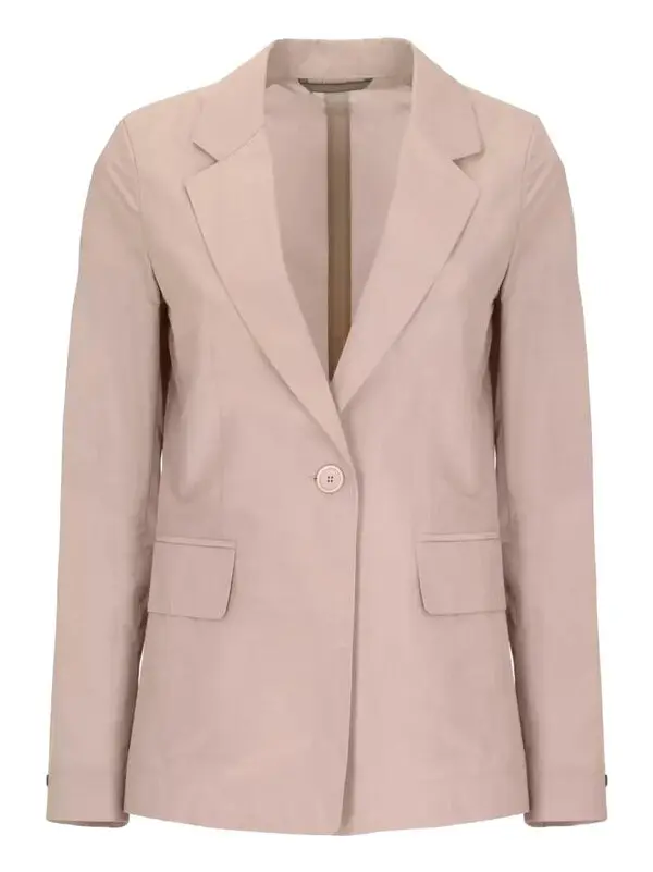 Peserico Single-breasted Blazer - Neutrals