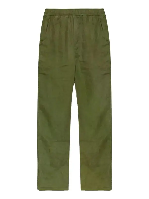 SAMSOE SAMSOE Elasticated Straight Leg Trousers - Green