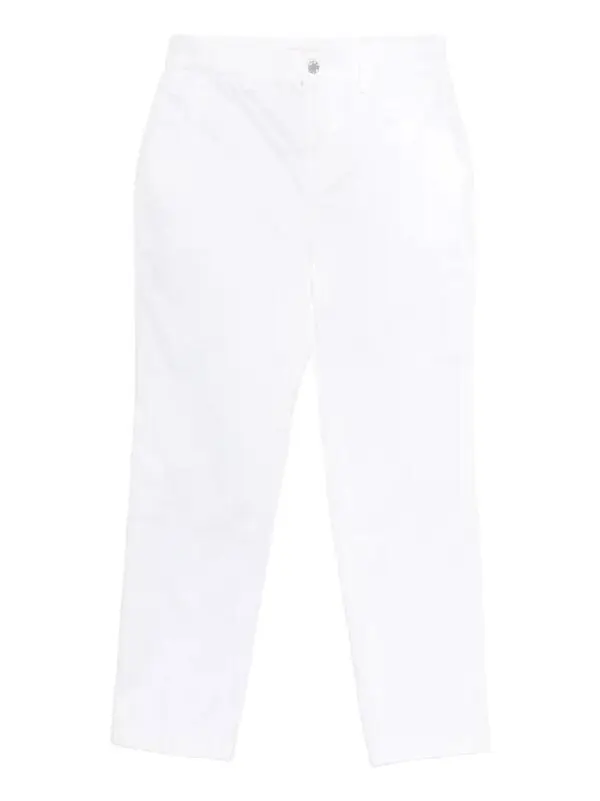 Liu Jo Logo-patch Trousers - White