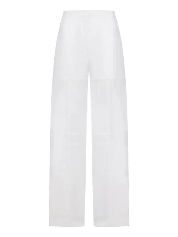 JIL SANDER Panelled Trousers - White