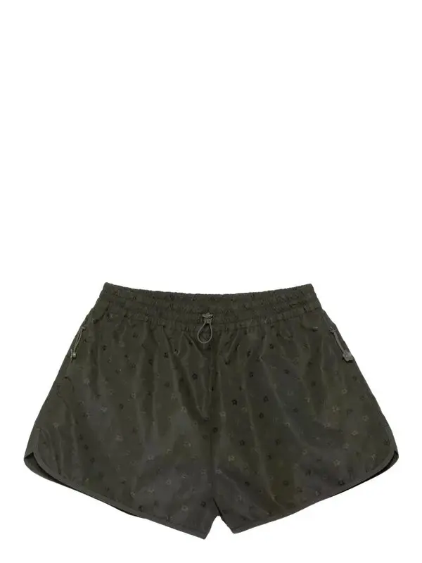 Cecilie Bahnsen Floral-print Shorts - Green