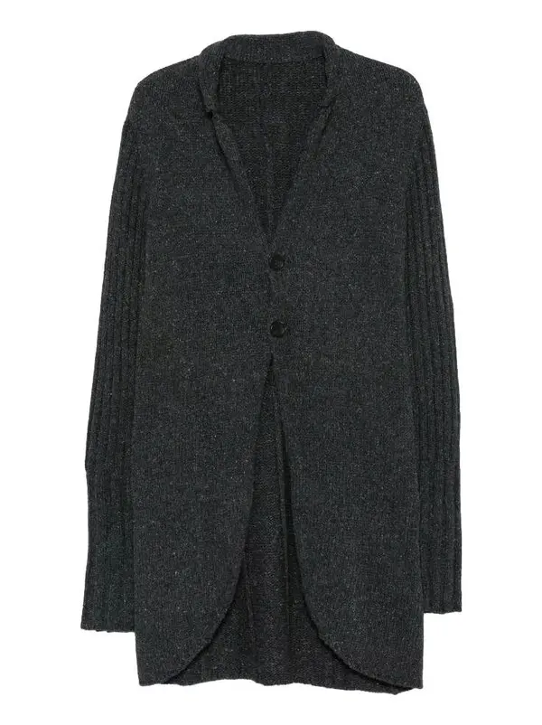 Yohji Yamamoto Buttoned Cardigan - Grey