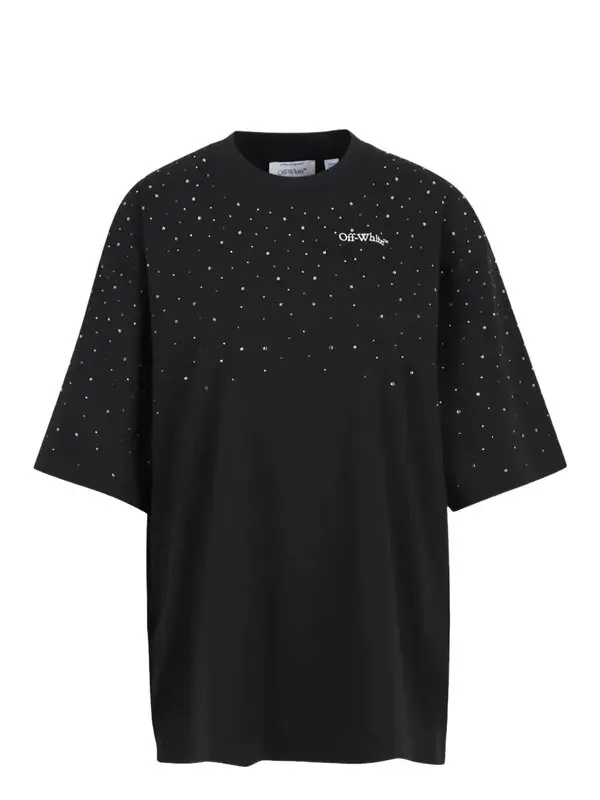 Off-White Embellished Logo T-shirt - Black