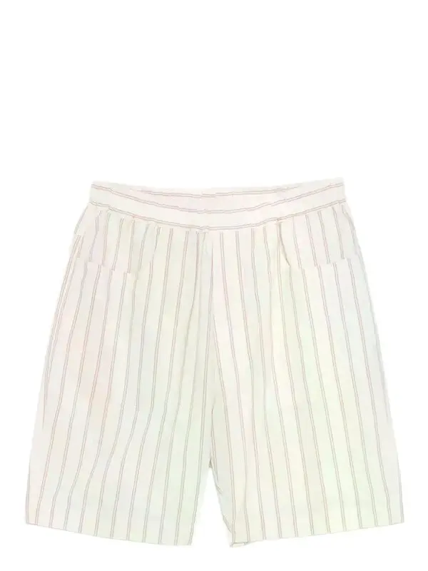 RANRA Striped Shorts - Neutrals