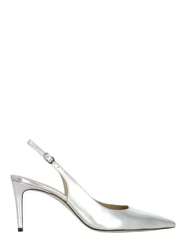 STUART WEITZMAN Power 75 Pointed Slingback Pumps - Silver