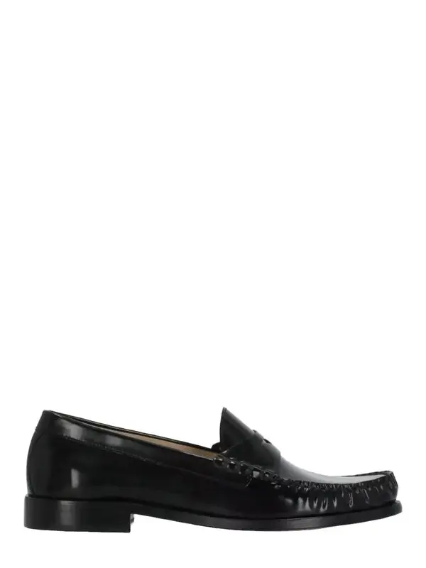 STUART WEITZMAN Lottie Penny Loafers - Black