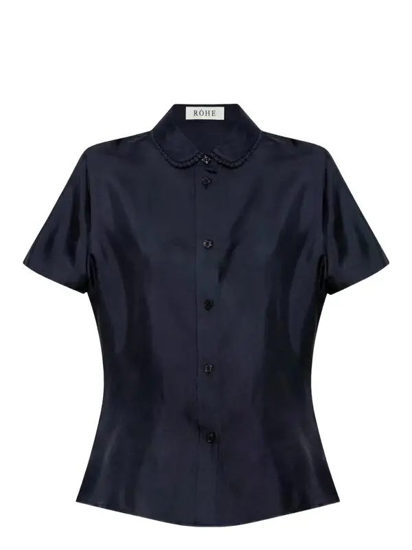 RÓHE Silk Shirt - Blue