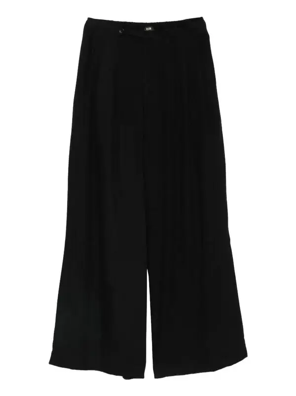 ELEH Wide-leg Trousers - Black