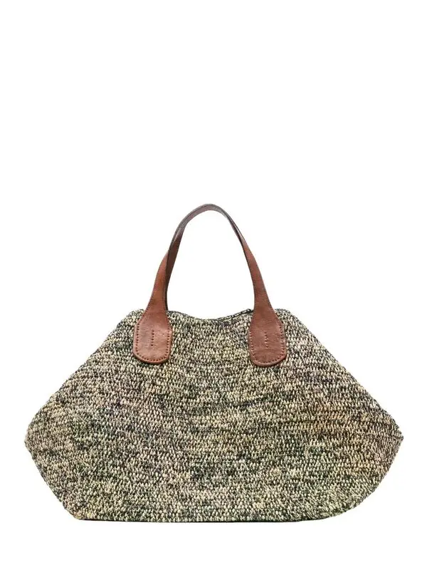 IBELIV Raffia Rio Handle Tote Bag - Neutrals